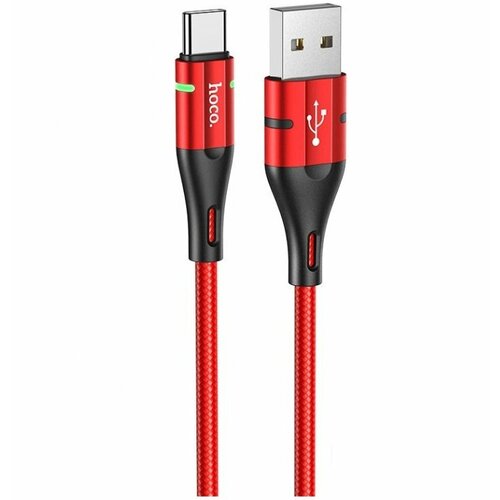 Дата-кабель Hoco U93 USB-Type-C, 1.2 м, красный