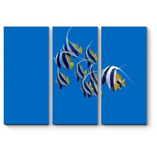 Модульная картина Тропические рыбы 80x57