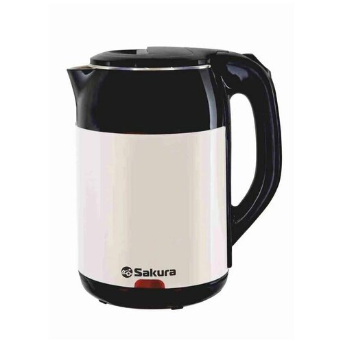 Чайник SAKURA SA-2168BW 1,8л. 1800Вт, черн/бел