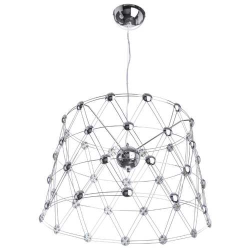 Потолочный светильник Divinare Cristallino 1608/02 SP-48, 28 Вт, кол-во ламп: 1 шт., цвет: хром