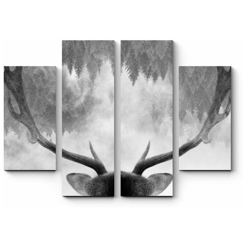 Модульная картина Лесной житель150x113