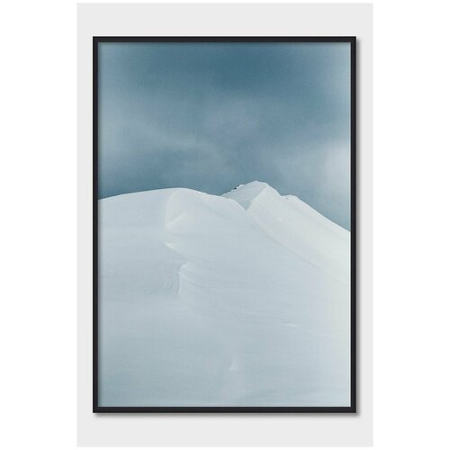 Постер для интерьера Postermarkt, 40х50 см в черной рамке, декор на стену Зима #71