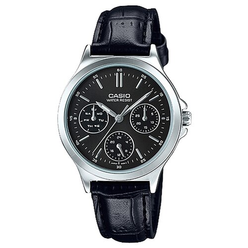 Наручные часы CASIO Collection LTP-V300L-1A, черный, серебряный
