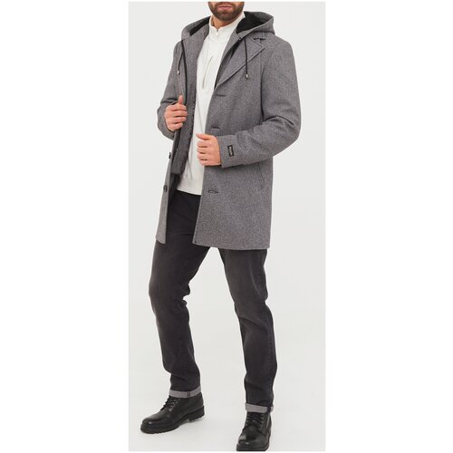 Пальто MISTEKS design, размер 44-170, серый
