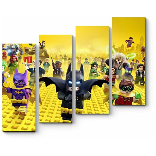 Модульная картина Лего - мир 130x112