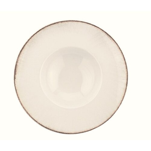 Набор тарелок для пасты 2 штуки Retro диаметр 28см 400мл, фарфор, белый, Bonna