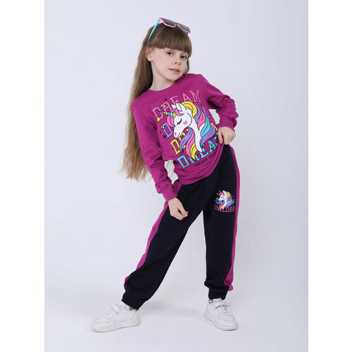Комплект одежды HUSAN BABY, размер 6, фиолетовый