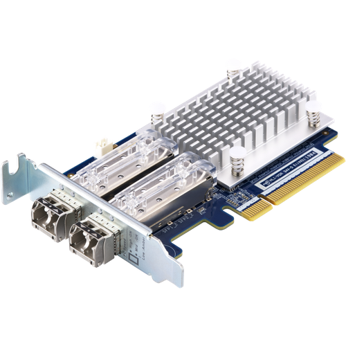 Сетевая карта/ QNAP QXP-16G2FC Dual-port Fiber Channel adapter, 2 x 16 Gb / s SFP +, PCIe Gen3 x8. For QTS OS ONLY QXP-16G2FC