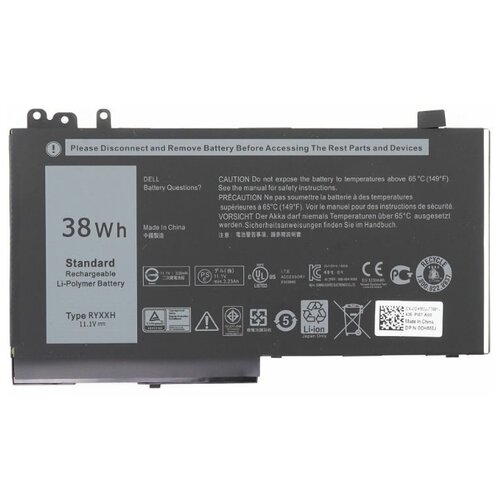 Аккумулятор (батарея) для ноутбука Dell Latitude 3150 (RYXXH 11,1V 3200 mAh)