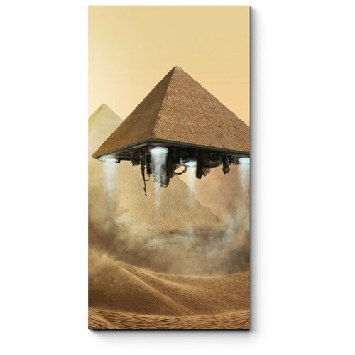Модульная картина Секрет пирамид 40x80