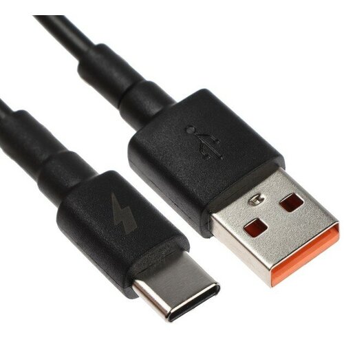 Кабель Exployd EX-K-1275, Type-C - USB, 3 А, 1 м, зарядка/передача данных, силикон, черный