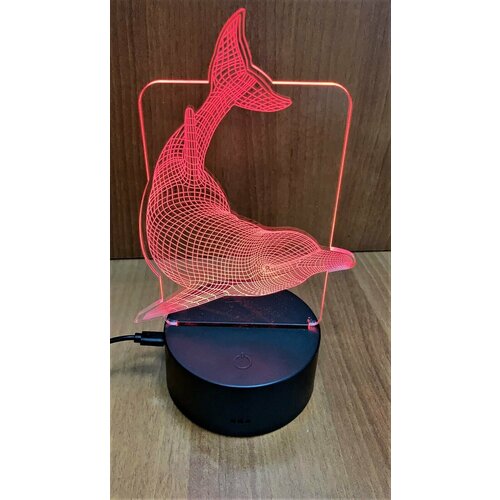 3D Светильник " Дельфин " №91