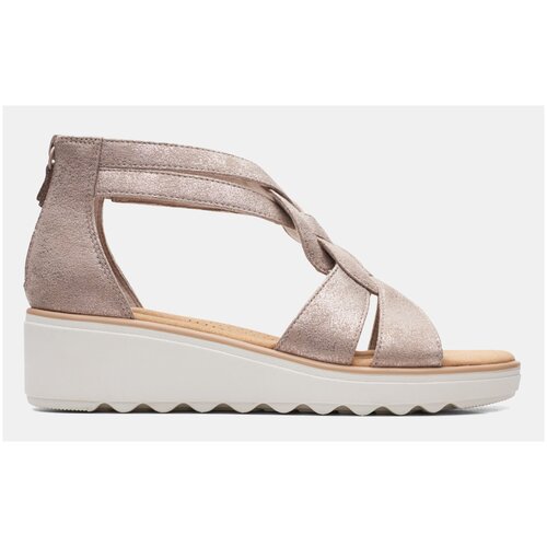 Босоножки Clarks, размер 40EU (6.5UK), серый