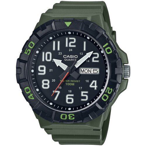 Наручные часы CASIO Collection Collection MRW-210H-3A, зеленый, хаки