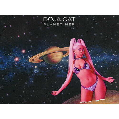 Плакат, постер на бумаге Doja Cat/музыкальные/поп исполнитель/артист/поп-звезда/группа. Размер 30 х 42 см