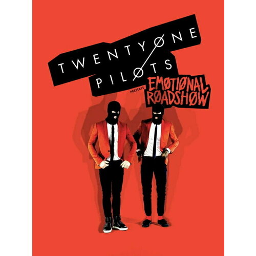 Плакат, постер на холсте Twenty One Pilots/Двадцать один пилот/музыкальные/поп исполнитель/артист/поп-звезда/группа. Размер 30 на 42 см
