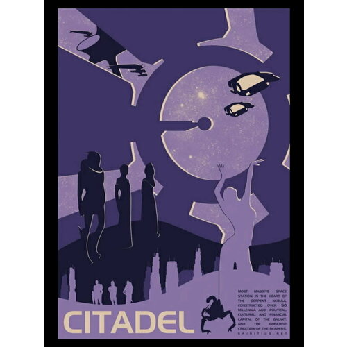 Плакат, постер на бумаге Citadel/Цитадель/игровые/игра/компьютерные герои персонажи. Размер 30 х 42 см