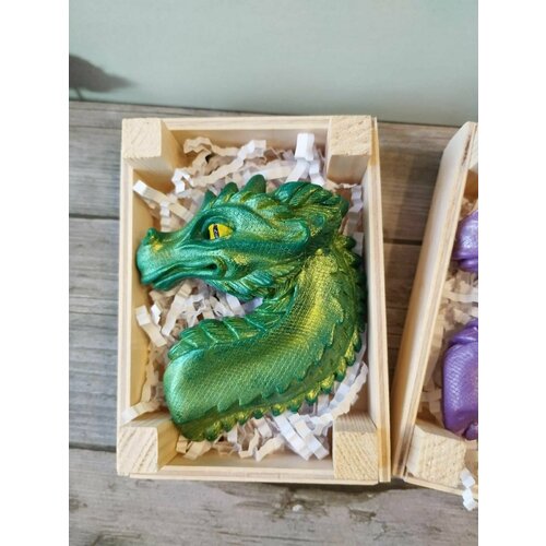 Мыло "Дракон" 1 шт/ зеленый / beautiful soap/ ручная работа