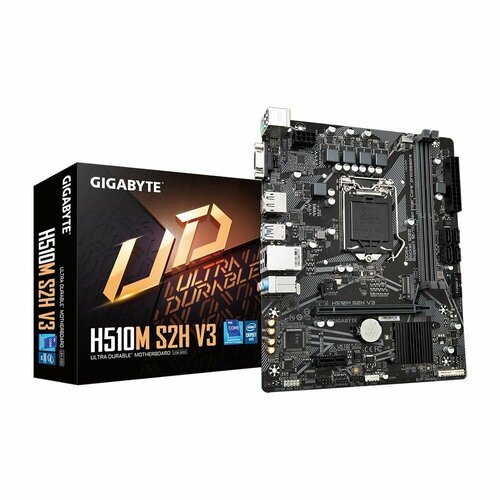 Материнская плата Gigabyte H510M S2H V3, Socket 1200, Intel H470, mATX, RTL