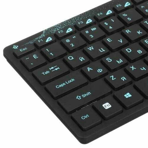 Клавиатура+мышь беспроводная DEXP KM-1006BU черный