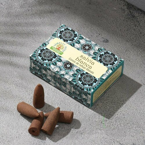 Orkay Fragrance Благовония "Белый Шалфей", 10 конусов в упаковке