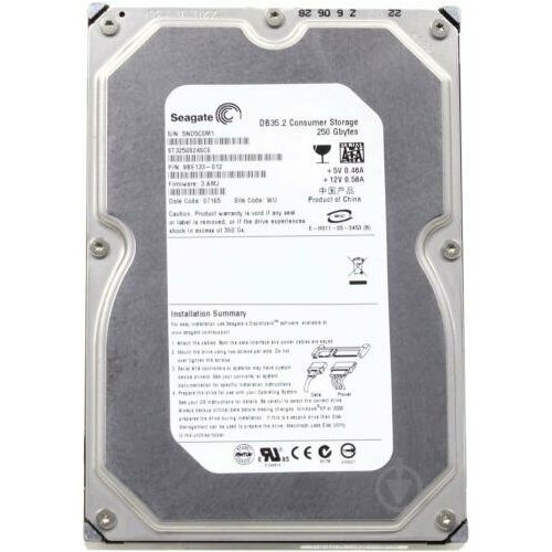 Жесткий диск Seagate ST3250824SCE 250Gb 7200 SATAII 3.5" HDD