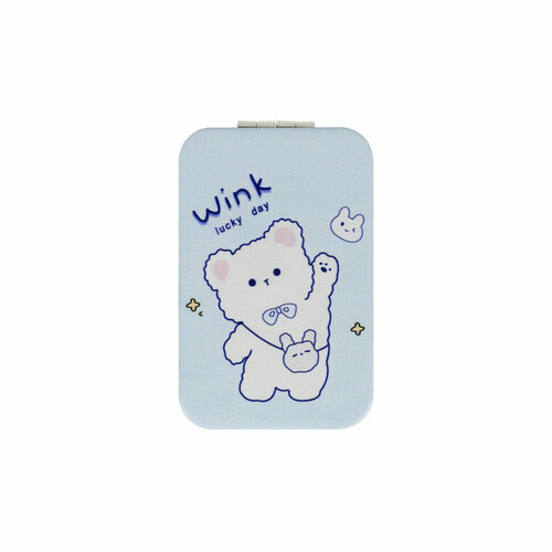 Зеркальце карманное складное MESHU "Lucky bear", 356353