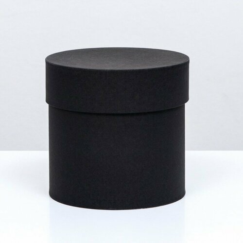 UPAK LAND Шляпная коробка, черная, 13 х 13 см