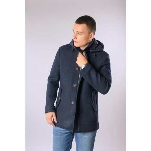 Пальто Formenti, размер 50 L, синий