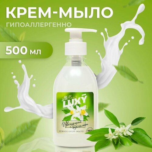 Luxy Крем-мыло жидкое Luxy Fleur с дозатором цветущий бергамот, 500 мл