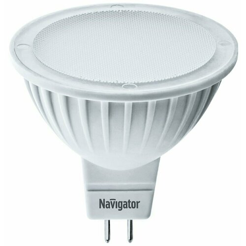 Лампа светодиодная LED 10вт 230в GU5.3 тепло-белый. 21561 NAVIGATOR