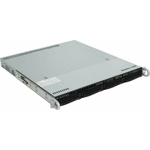 Сервер в корпусе высотой 1U Никс sS6000/1U Z0549711 Xeon E3 1220 v6/32 ГБ/2 x 2 Тб HDD/Aspeed AST2400