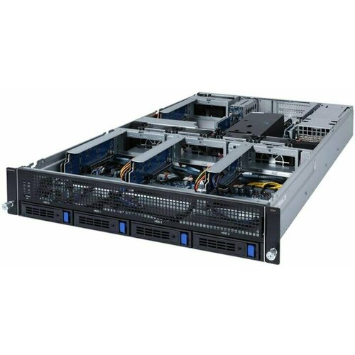 Сервер в корпусе высотой 2U Никс gS9600a/pro2U S930L1Ca EPYC 7302/64 ГБ/1 x 960 Гб SSD/A100/Aspeed AST2600