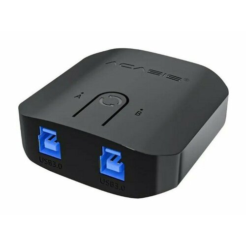 Переключатель USB 1->2 ACASIS USB-SW30 (USB 3.0, кабель USB тип A-B 1.0м 2шт.)