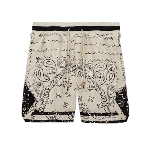 Шорты  Paisley Shorts, размер XXXL, черный, бежевый