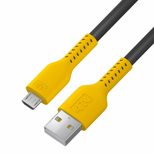 Кабель 4PH 0.5m MicroUSB, черный (4PH-R90063)