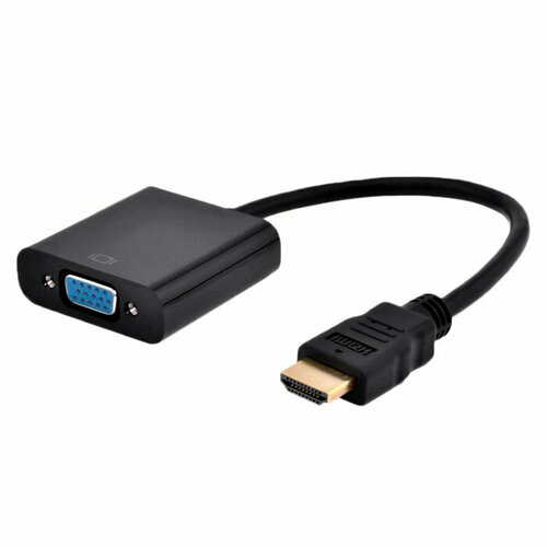 B&Pcable Адаптер VGA (M) - HDMI (F) B&Pcable Black VGA+AUX-HDMI (+ AUX Cable, MicroUSB Cable)