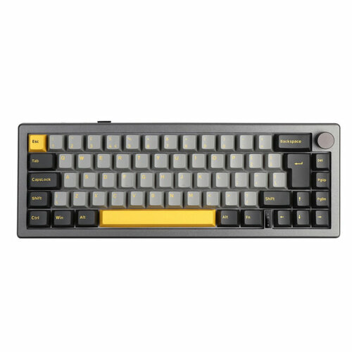 Клавиатура EPOMAKER EK68 Keyboard Gateron Pro 2.0 Yellow Black Gray/White