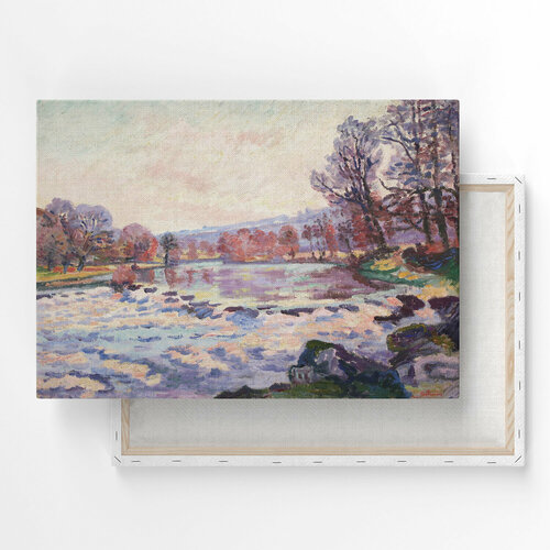 Картина на холсте, репродукция / Арман Гийомен - Winter on the Creuse / Размер 30 x 40 см