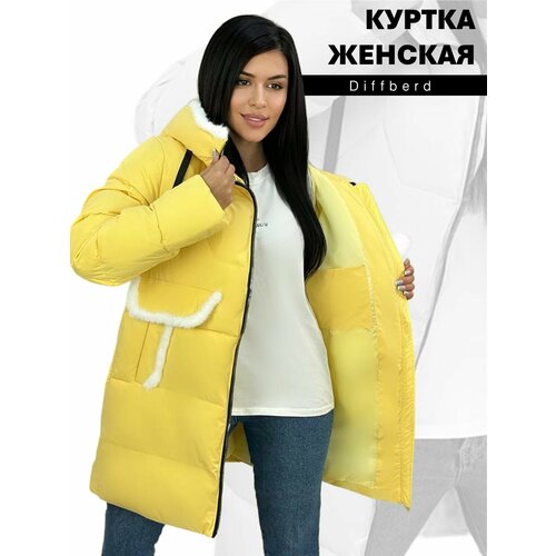 Куртка  Diffberd, размер 58, желтый