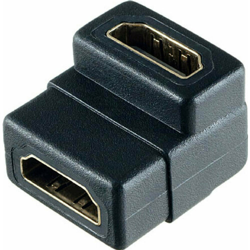 Кабель-переходник (адаптер) PERFEO Переходник угловой HDMI A розетка - HDMI A розетка (A7009)