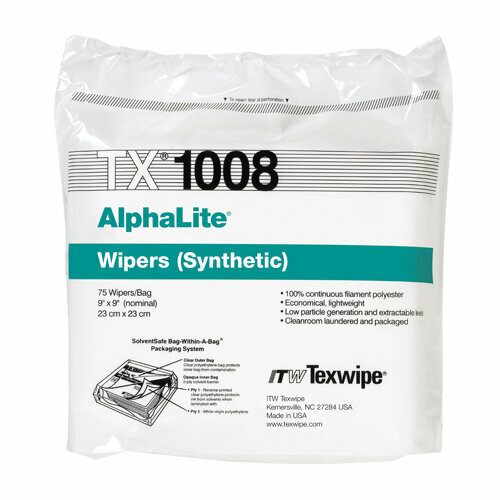 TX1008 TEXWIPE ALPHALITE® DRY CLEANROOM WIPERS протирочные салфетки для чистых помещений