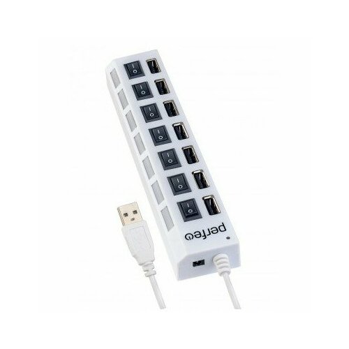 Perfeo Контроллер USB-HUB 7 Port, PF-H033 White белый PF C3224