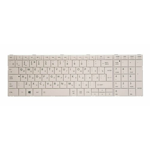 Клавиатура для ноутбука Toshiba 9Z. N7TSV.00R без рамки