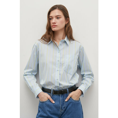 Блуза  FINN FLARE, размер XL, голубой