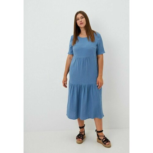Платье CLEO, размер 52, синий