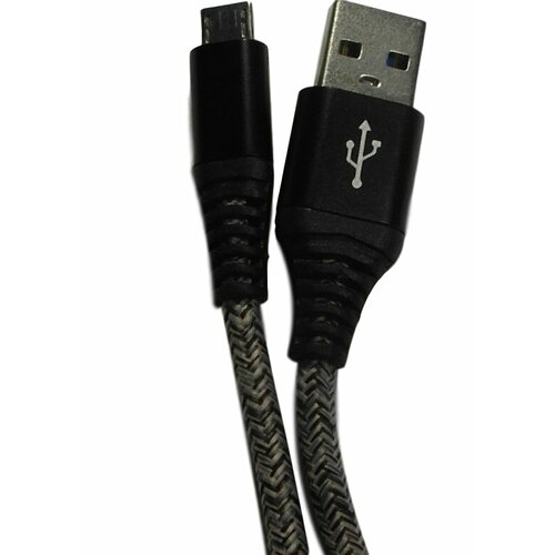 Кабель micro USB Ripple, 2.4A, Черный