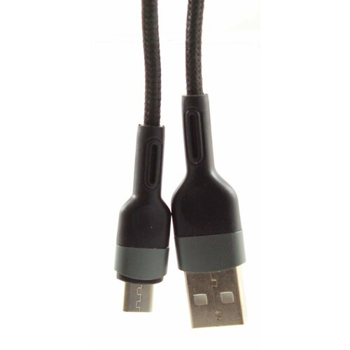Кабель micro USB "OINO" M285, в нейлоновой оплетке, усиленное соединение кабеля с коннектором, 2.