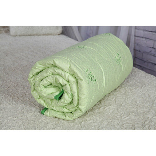 Одеяло из бамбукового волокна 1,5 спальное - ЭК - Всесезонное 300 гр. (Тик - 100% Хлопок)