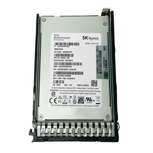 Жесткий диск HP VK0480GFLKH 480Gb SATAIII 2,5" SSD